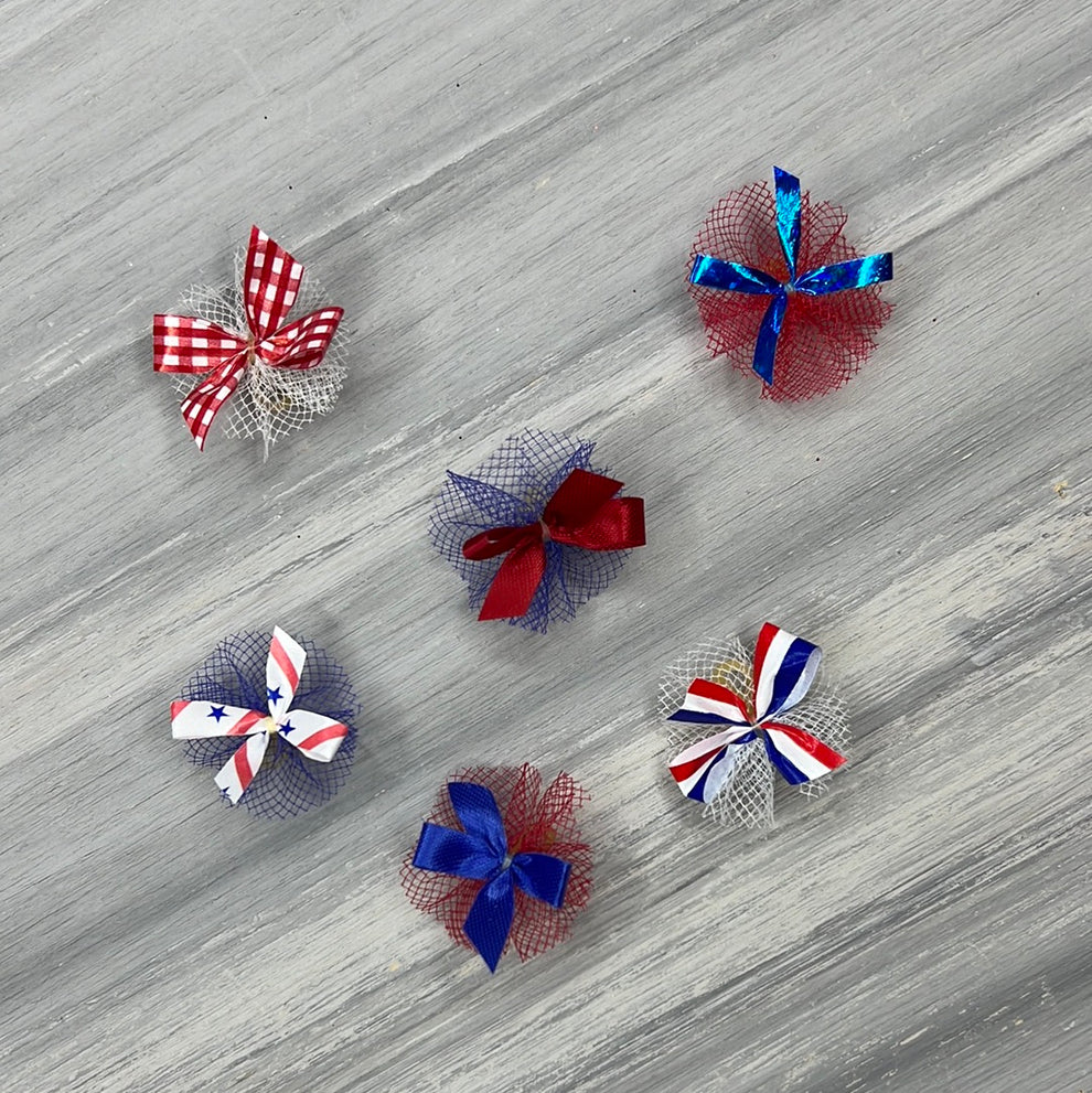 Petite Patriotic Collection - 50 Tiny Bows – Bardel Bows