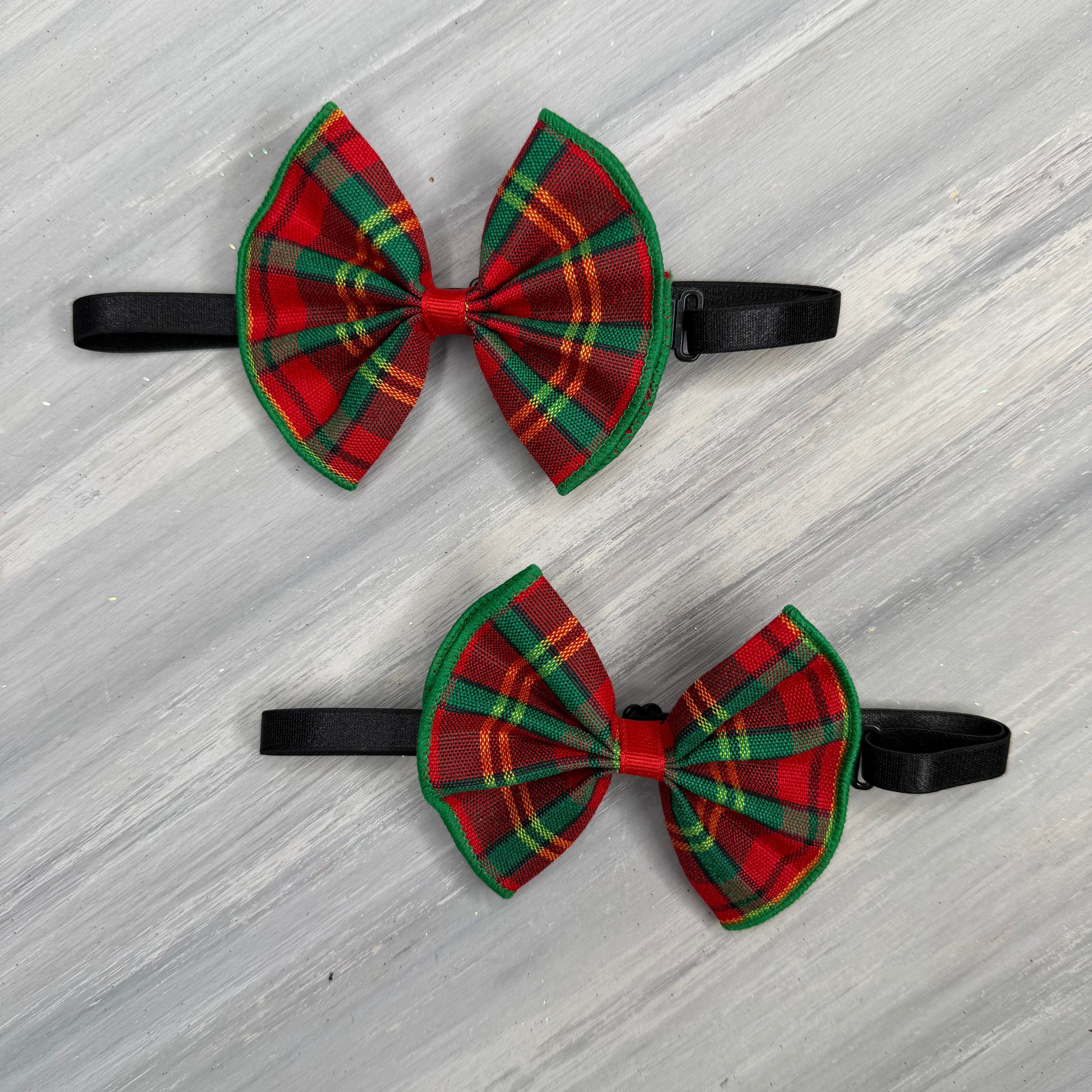 Evergreen - Jumbo Bow Tie - 3 Large Ties – Bardel Bows