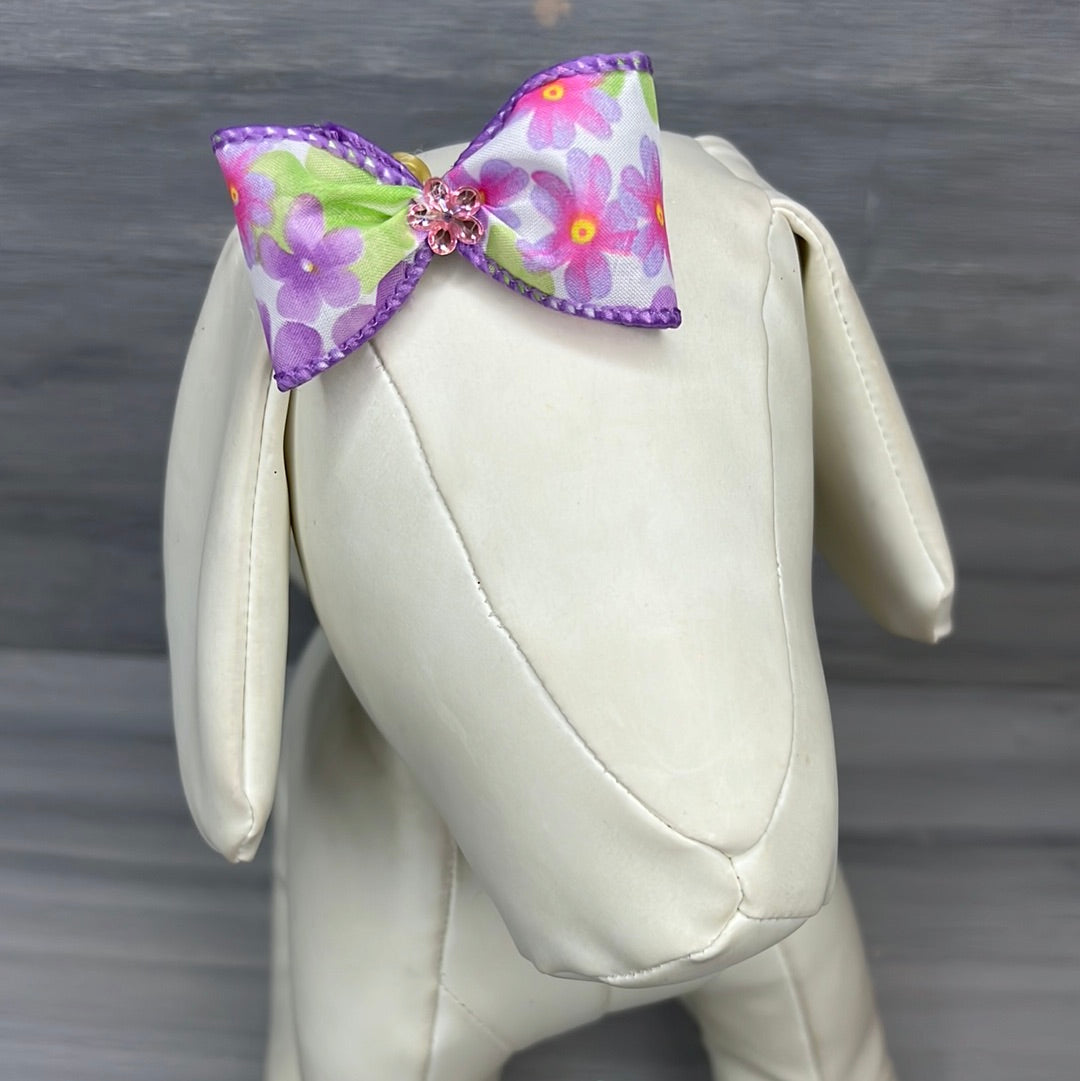 Spring Flowers - Classic - 8 Medium Bows – Bardel Bows