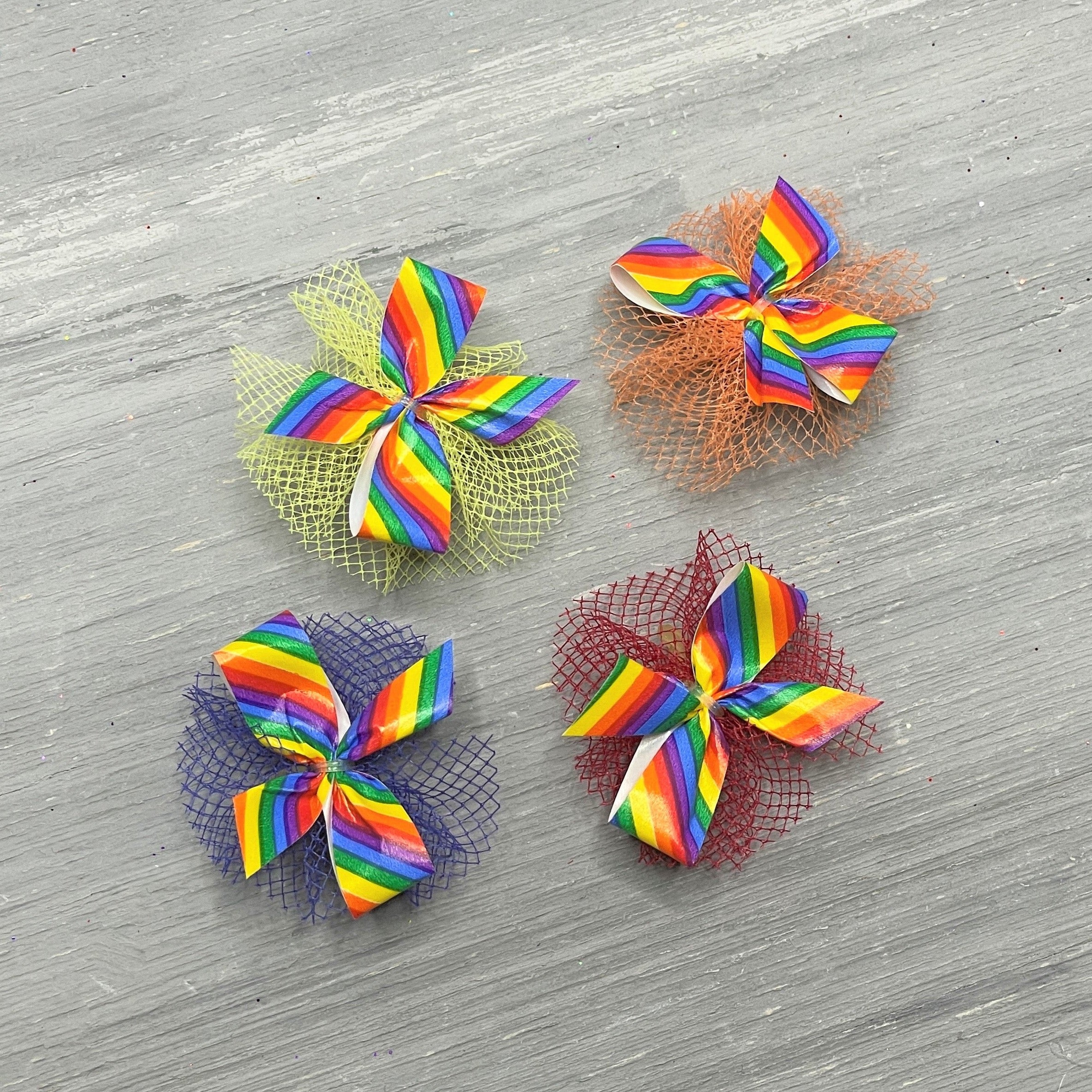 Rainbow Petite Collection - 50 Tiny Bows – Bardel Bows